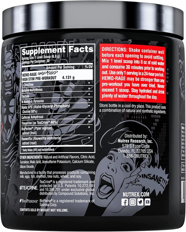 Hemo Rage Unleashed x 30 servs. – Suplementos SM